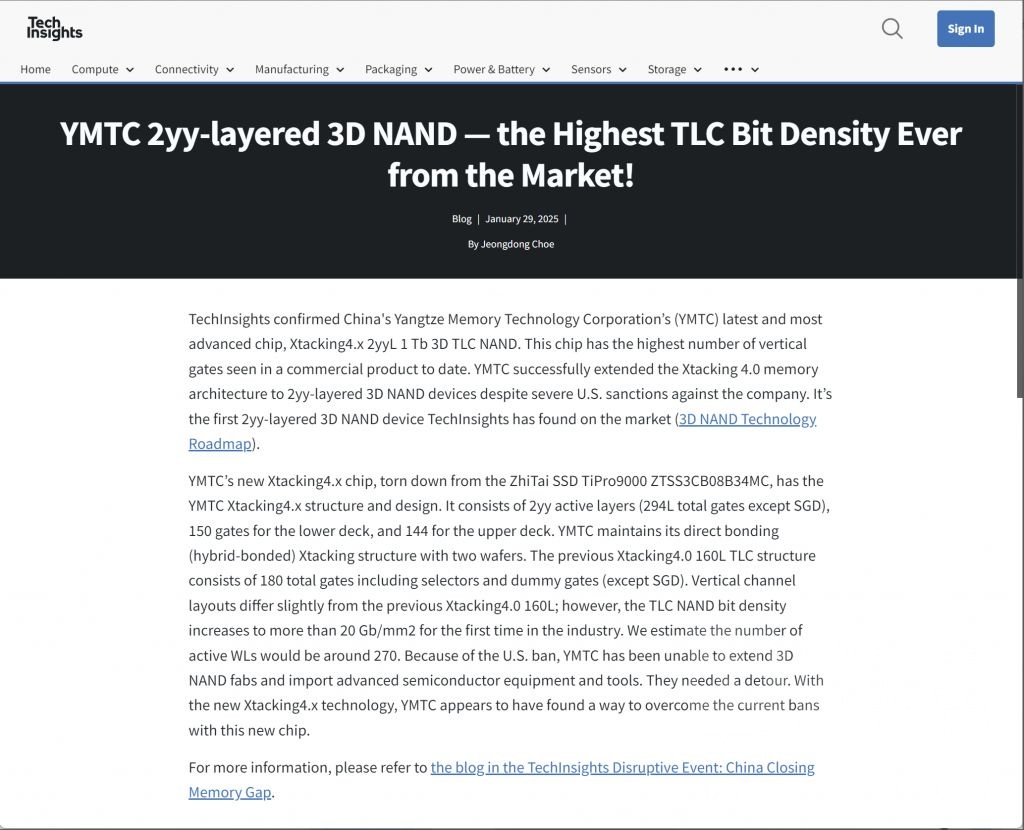 [好消息]TechInsights 把长鑫D5和长江晶栈4.0都拆了 NGA玩家社区