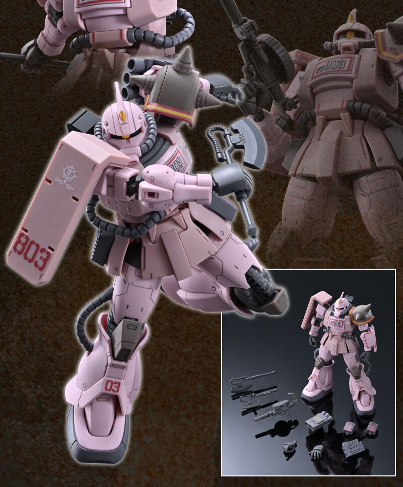 [新闻资讯] PB限定 HG 1/144 沙漠型扎古 粉豹队机 178