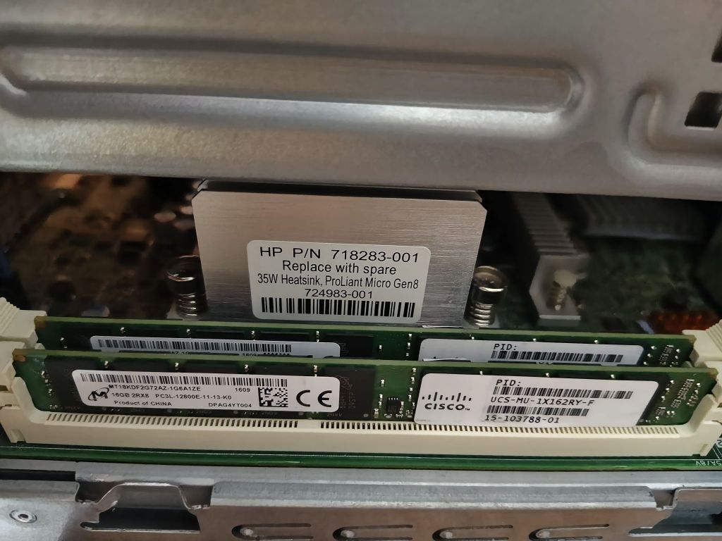 十多年前的古董升级 HP Gen8 178