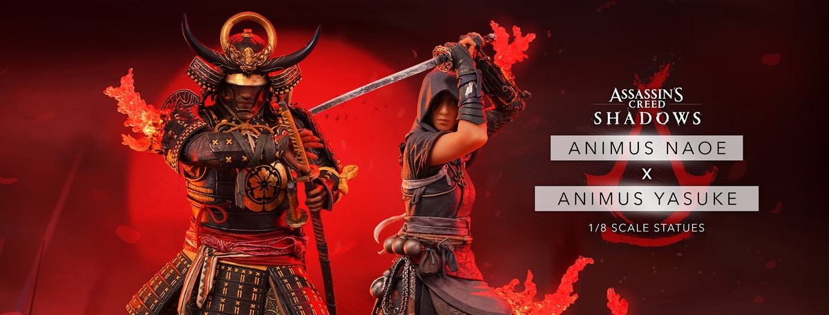 [新闻资讯] PureArts :《刺客信条-影》奈绪江 与 弥助 Naoe & Yasuke 1/8手办 预售开启 119USD NGA玩家社区