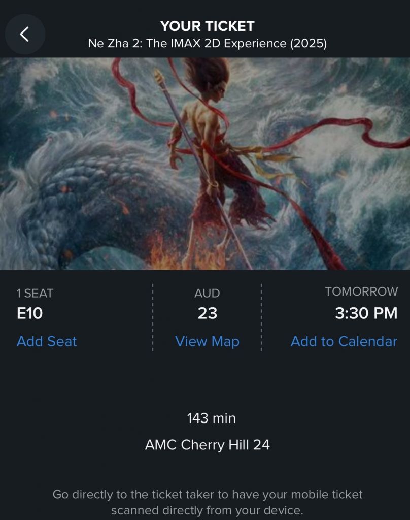 好消息：哪吒2北美有IMAX了，坏消息：只有12号晚场有，13号开始迪士尼给美队4搞了imax独占协议，imax只排美队4 178