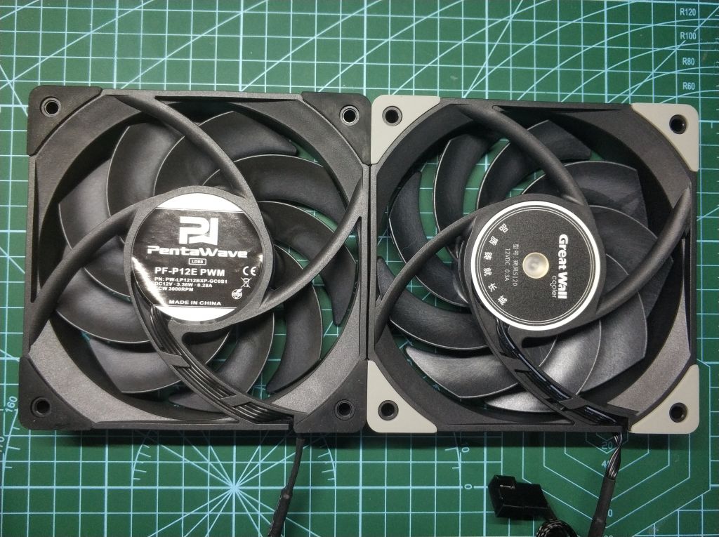 拆两把风扇对比下， Pentawave P12E & 长城 朔风S120 NGA玩家社区