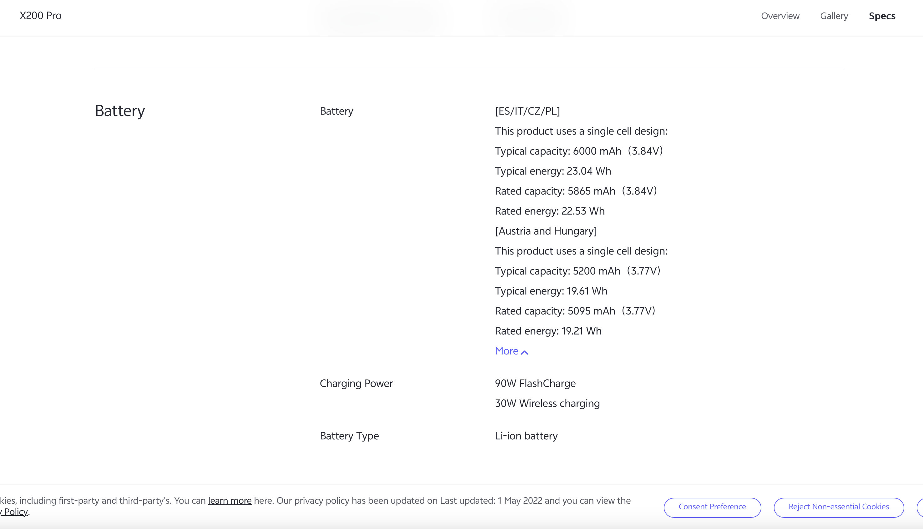 为什么X200 Pro到了奥地利和匈牙利电池只剩5200/5000 NGA玩家社区