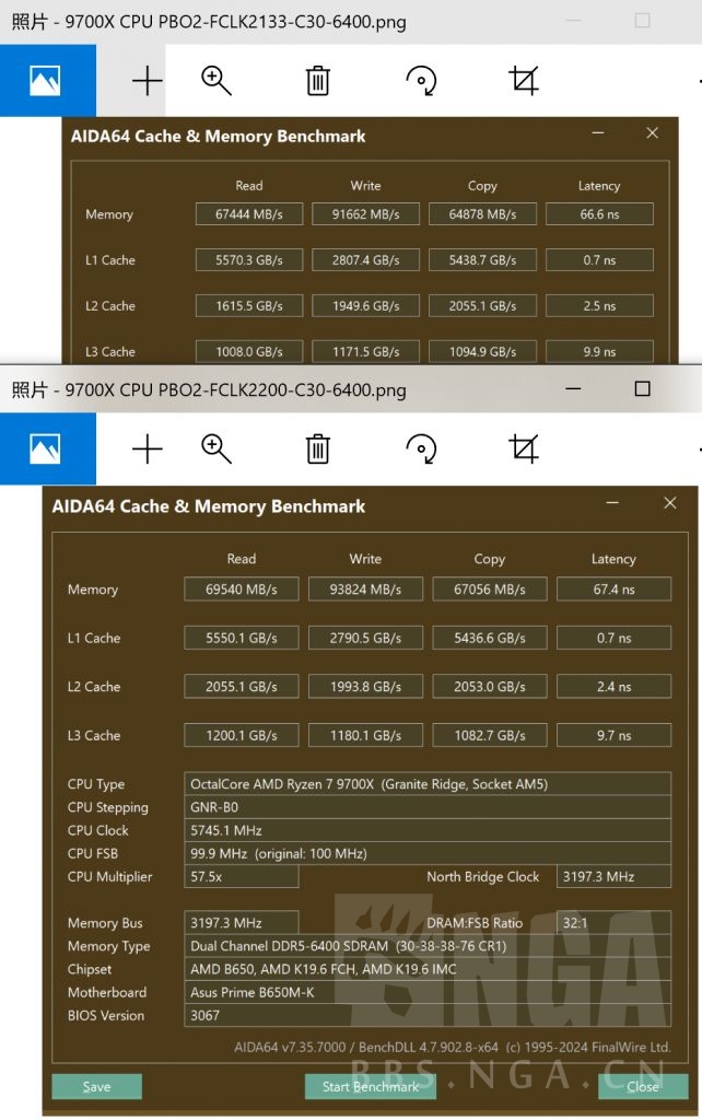 [作业贴] 9700X+华硕B650m-K+金百达M-die 24*2关羽骑狗无显卡刀刃机(自认)配置 NGA玩家社区