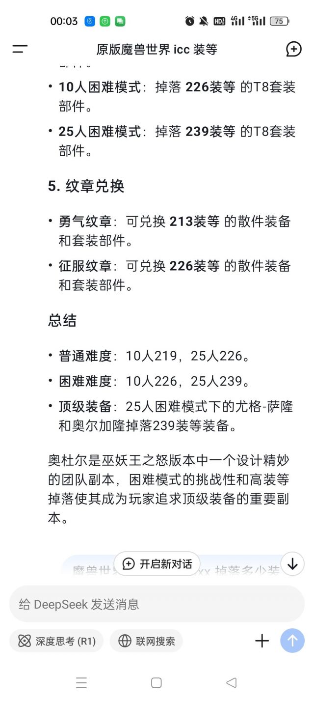 deepseek 预测即将开放的 25Htoc 装等 为 265 NGA玩家社区