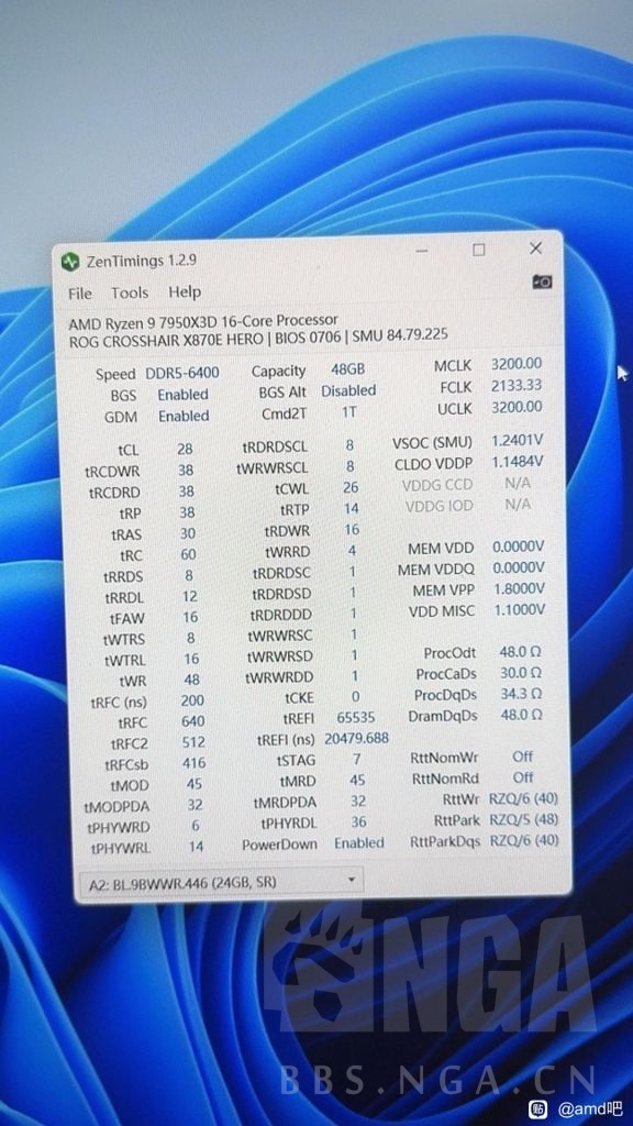 发几套9000系锐龙通用的海力士新Mdie超频作业 NGA玩家社区