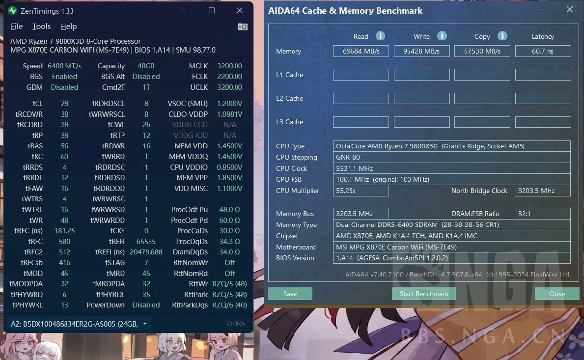 发几套9000系锐龙通用的海力士新Mdie超频作业 NGA玩家社区