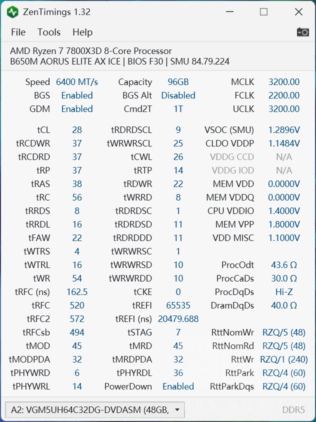 发几套9000系锐龙通用的海力士新Mdie超频作业 NGA玩家社区