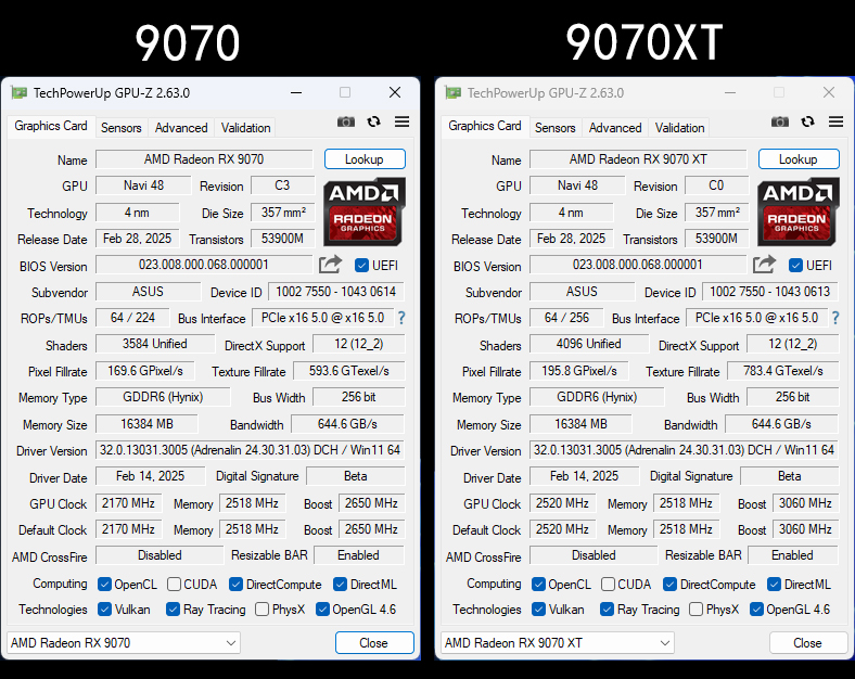 全新力作 AMD Radeon RX 9070 RX 9070 XT显卡开箱测试 NGA玩家社区