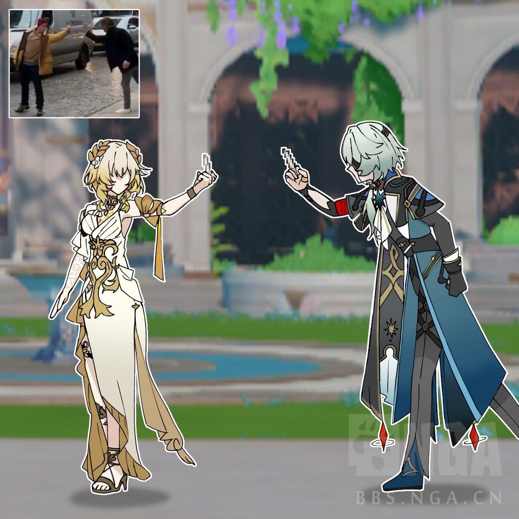 [剧透预警] 老外正在光速产出大量阿格莱亚和那刻夏的cp图 NGA玩家社区