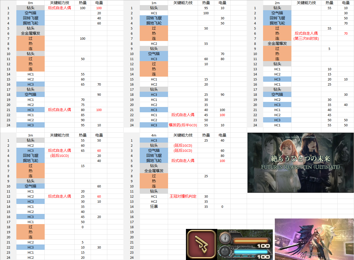 在 - [7.0] 7.x 机工士 大型攻略指南(持续更新) - 中的回复 NGA玩家社区