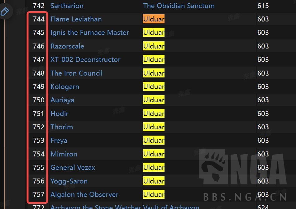 求大佬给个wcl阵营冠军boss代码 NGA玩家社区
