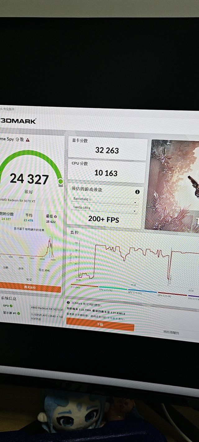9070XT XFX海外pro跑分分享 NGA玩家社区