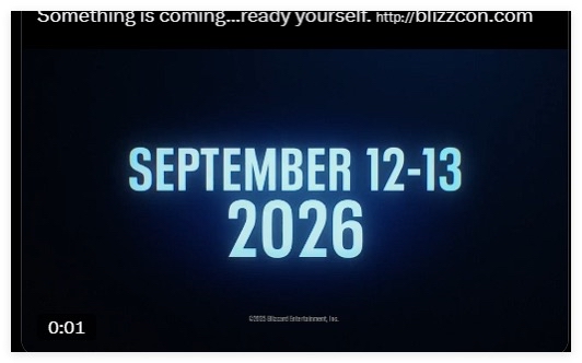 暴雪嘉年华将于2026年9月回归 NGA玩家社区