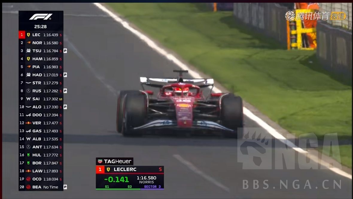 [F1]2025赛季 首站澳大利亚阿尔伯特公园大奖赛 直播讨论 NGA玩家社区