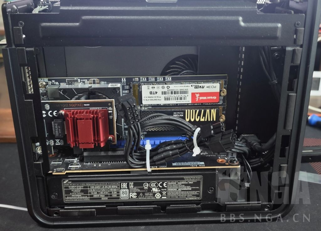 [硬件产品讨论] 全闪NAS上线，PLX8747+NUC9+RTL8125BG，目前没翻车一切正常 NGA玩家社区