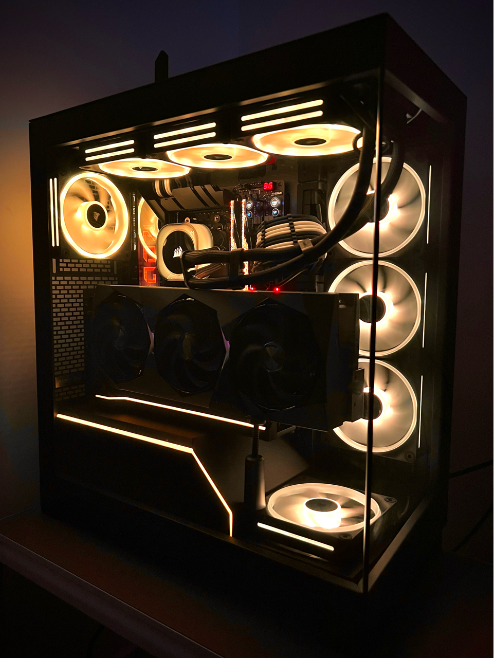 9953+5090d安全下车，求分享黑金海景房灯光方案 NGA玩家社区