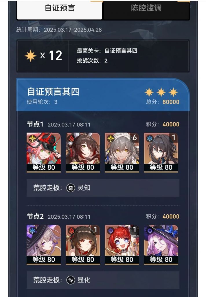 看看大家的虚构上下4W分 NGA玩家社区