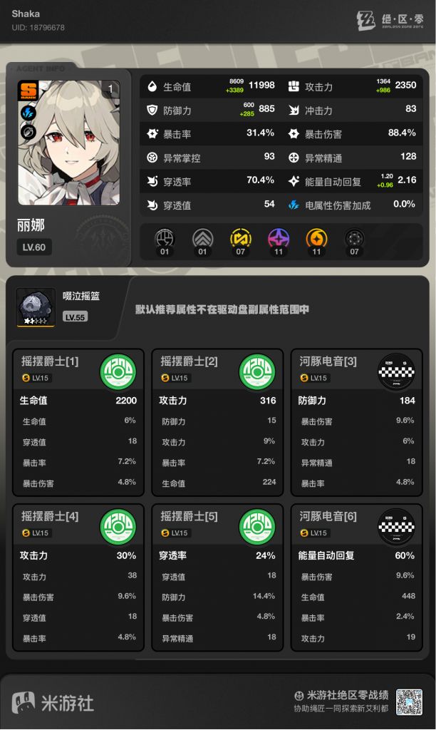 [强度氵]丽娜队5w分拿下，姑且也是大安比高手了(附视频) NGA玩家社区