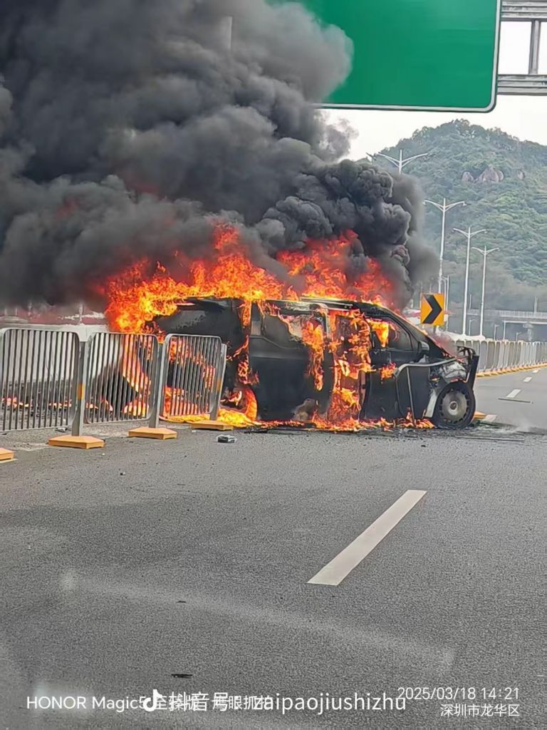 极氪009这个事故真是当场爆燃了，车上的人顶着火从车里跑出来的，再晚几秒可能人就没了 178