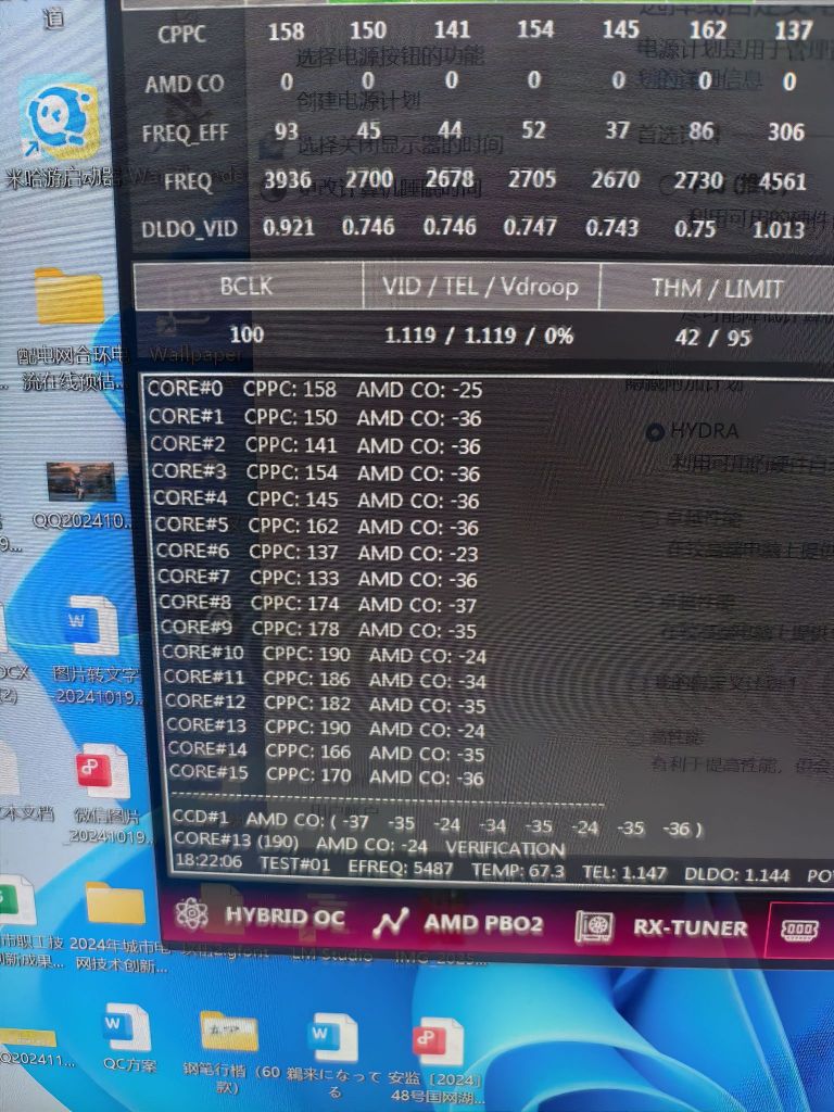 跑了12小时HYDRA，这颗9950X3D的分核负压值也太抽象了 NGA玩家社区
