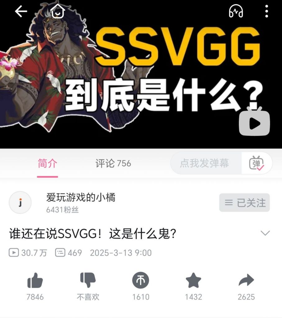 [杂谈]有没有人知道ssvgg啥意思？ NGA玩家社区