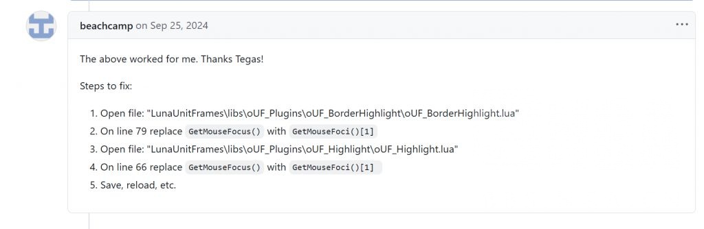 [求助] 求一个可用的Luna Unit Frames！！ NGA玩家社区