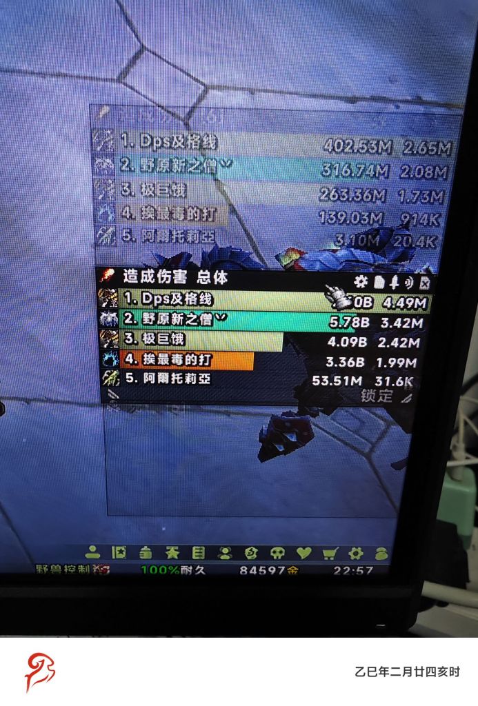 兽王猎DPS大概多少及格现在 NGA玩家社区