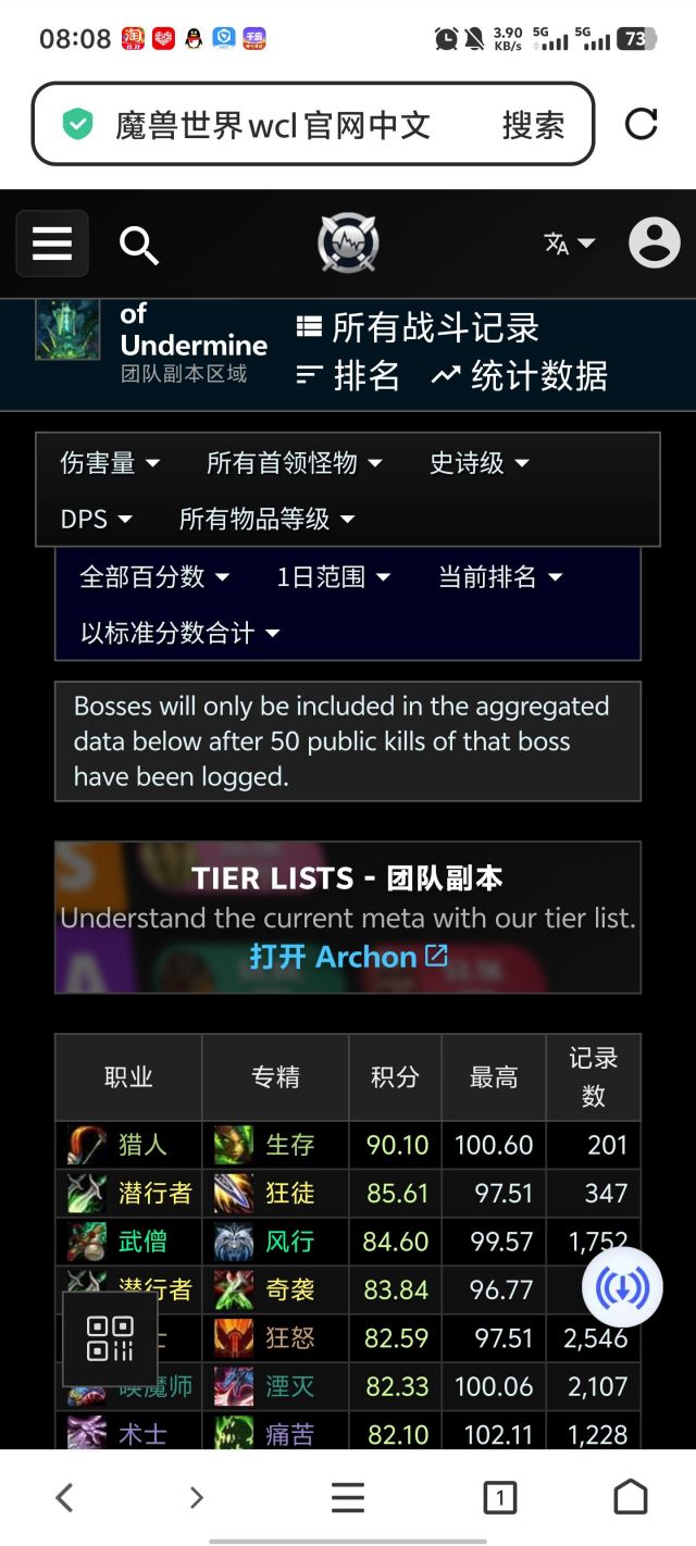 生存登顶wcl是因为样本少还是有啥机制呢 NGA玩家社区