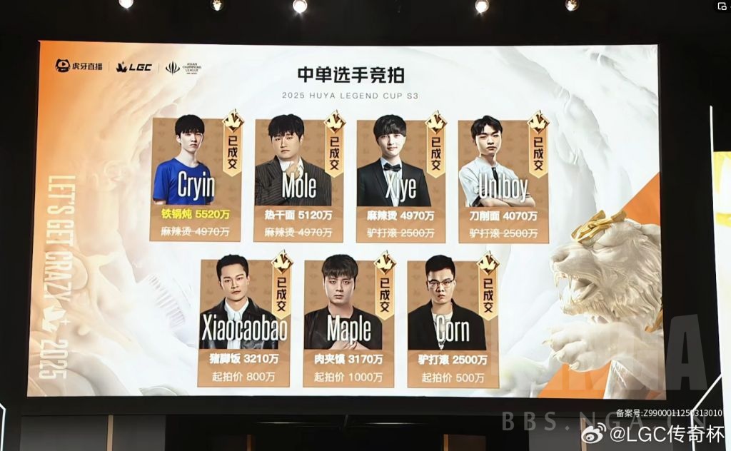 [传奇杯]S3选人仪式(猛虎赛区) NGA玩家社区