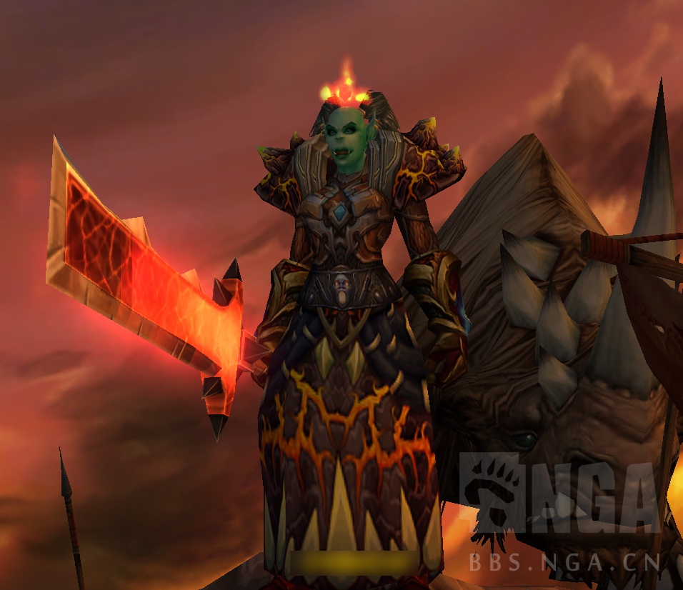 [秀一下] wlk猎人幻化的顶点，烈火熔岩套！ NGA玩家社区