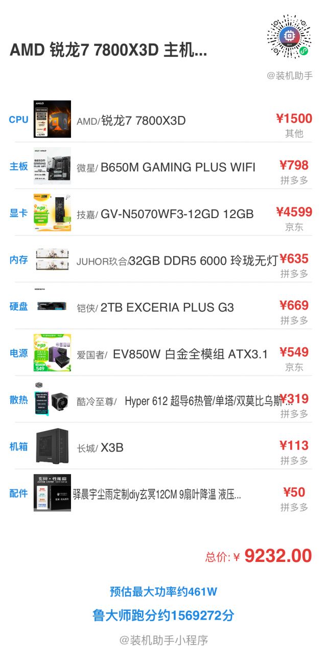 就差显卡和电源了，求推荐打醒 NGA玩家社区