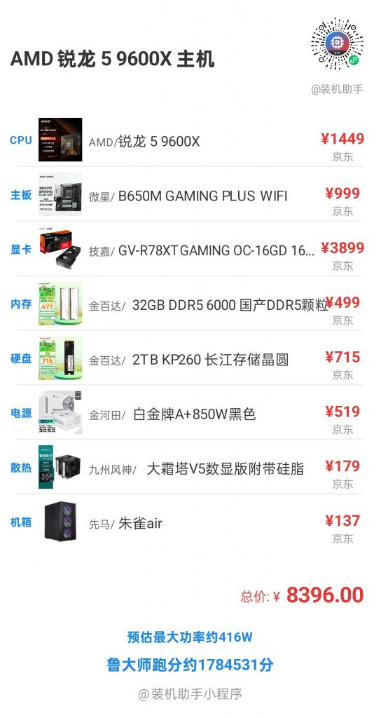 请帮忙看下9600x+7800xt还有什么需要调整的 NGA玩家社区