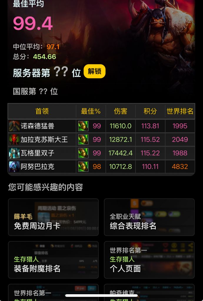 打开论坛，看到好几个灰绿WCL的人发帖喷99分的，笑死我了 NGA玩家社区