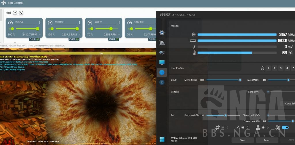5080 金属大师 散热很不错啊 NGA玩家社区