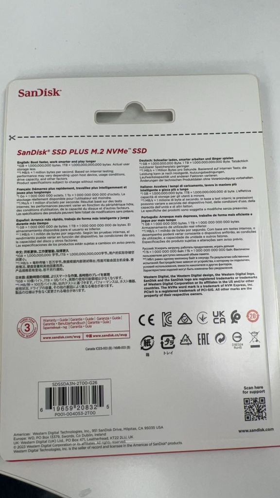 闪迪2t固态询价全新未拆 NGA玩家社区