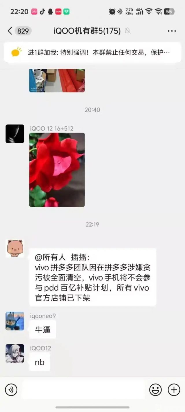 Vivo pdd团队涉嫌贪污被pdd全面清空 178