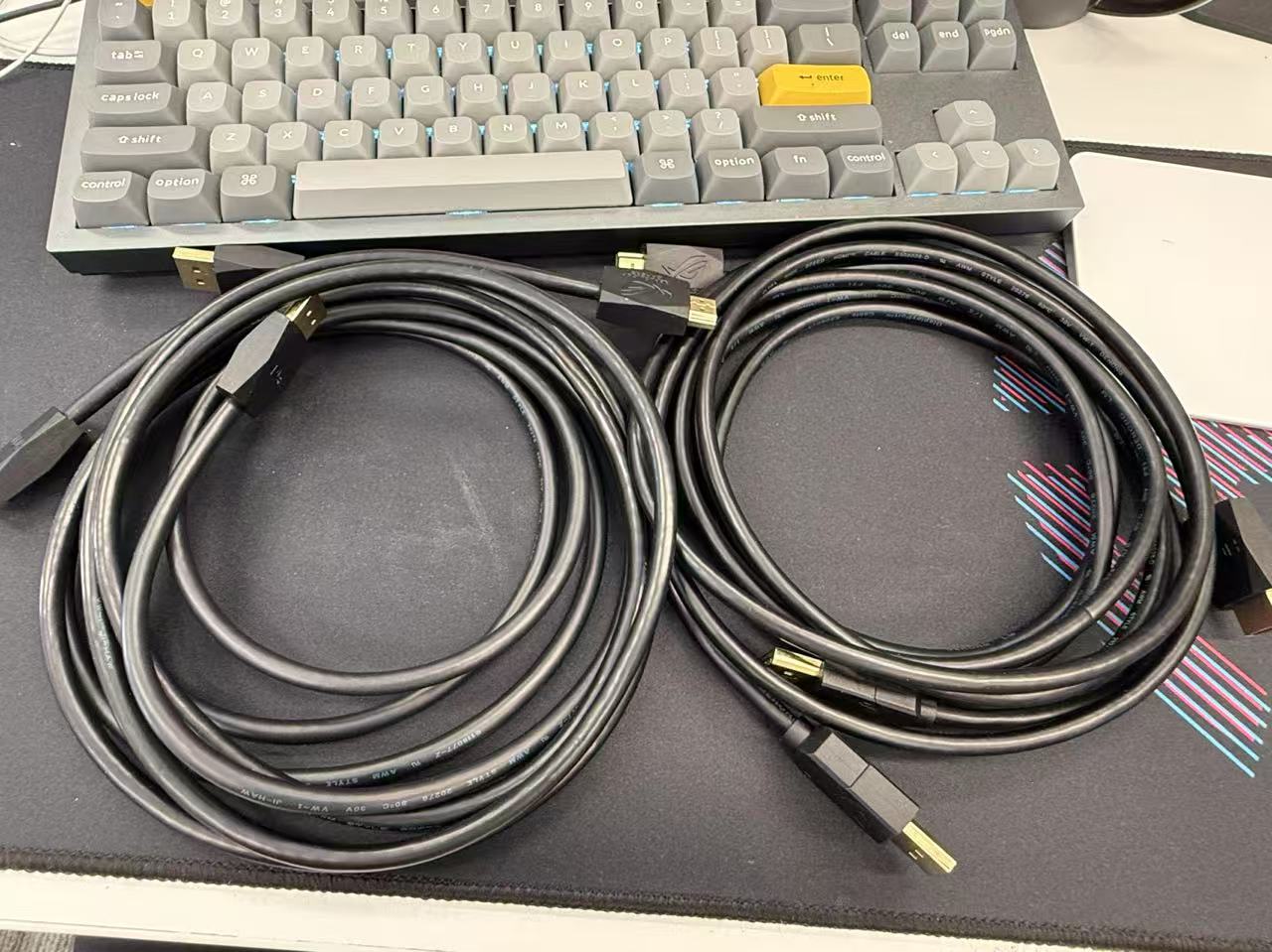 [ROLL/已开奖] 包邮roll两套ROG显示器原装HDMI和DP线 NGA玩家社区