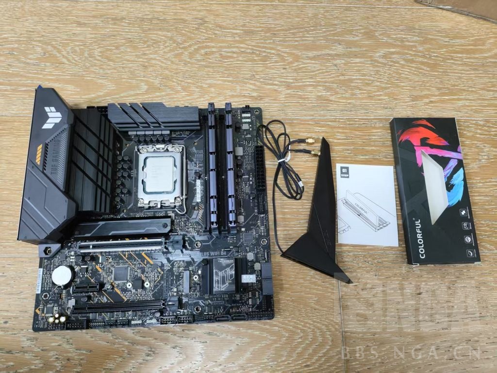 [电脑硬件] 板u内存i5 12400F+华硕B660M PLUS WIFI D4重炮手+七彩虹马甲内存2666 8G*2 NGA玩家社区