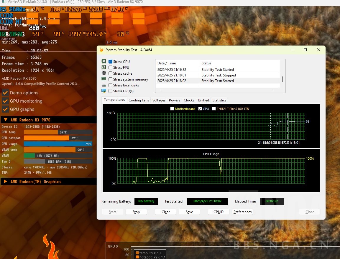 9600x+9070，几乎完美的静音A4 itx NGA玩家社区