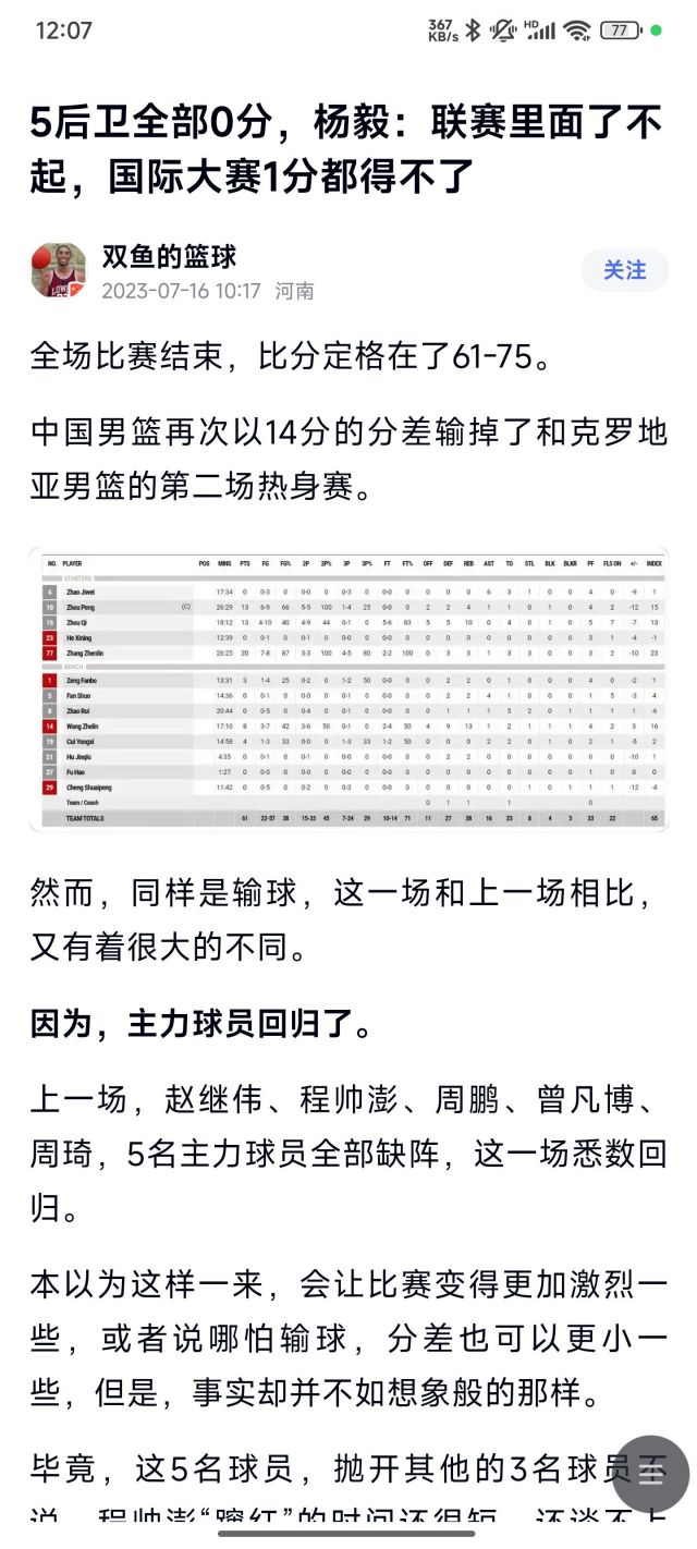 CBA来了国际裁判，有些球员也切换到了国际比赛模式 NGA玩家社区