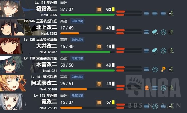 [舰colle] 超低消耗e2p1周回配置分享(无需陆航) 更新sst+bbv 14*2 NGA玩家社区