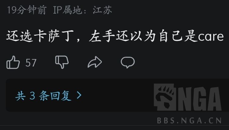 [本赛区赛事]care王朝了 NGA玩家社区