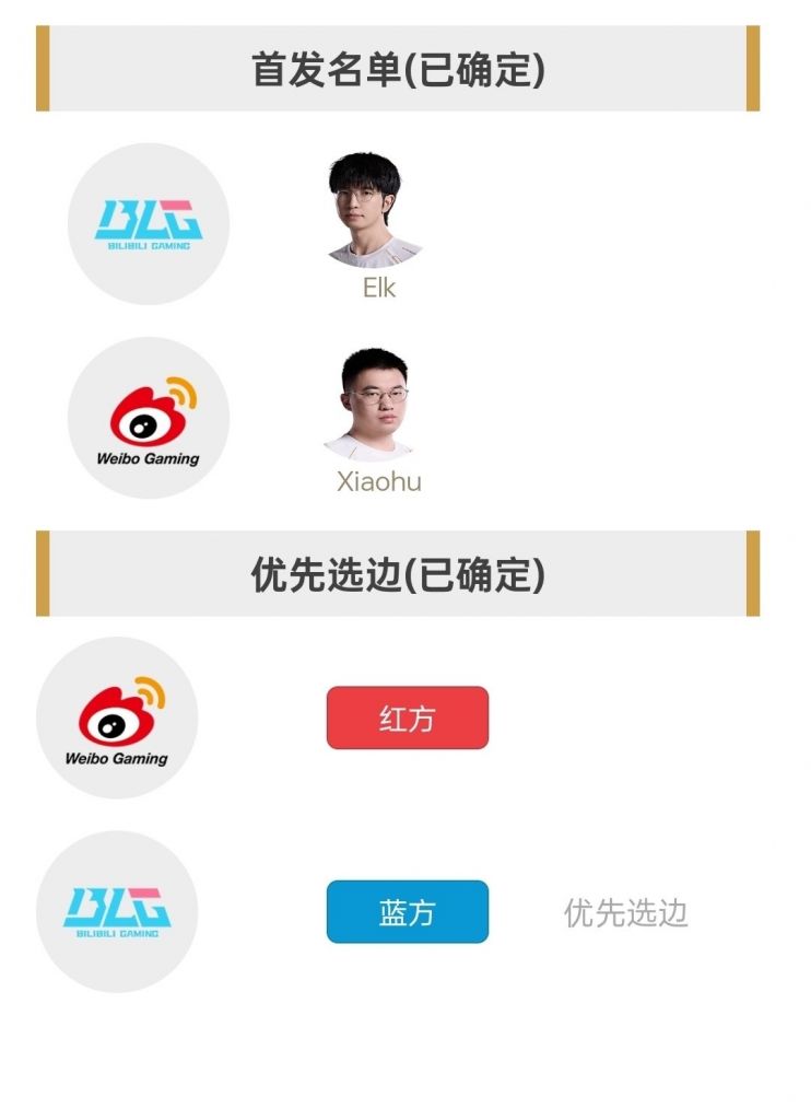 [本赛区赛事]明日首发已出！BLG.Beichuan首秀 ELK solo 对阵小虎 NGA玩家社区