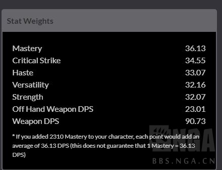 为什么冰DK暴击属性收益不高呢？ 178