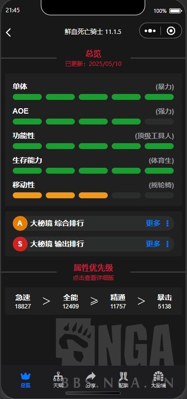 血dk多少全能合适？ NGA玩家社区