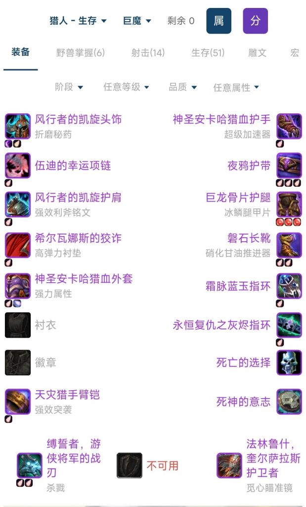 普通ICC猎人BIS NGA玩家社区