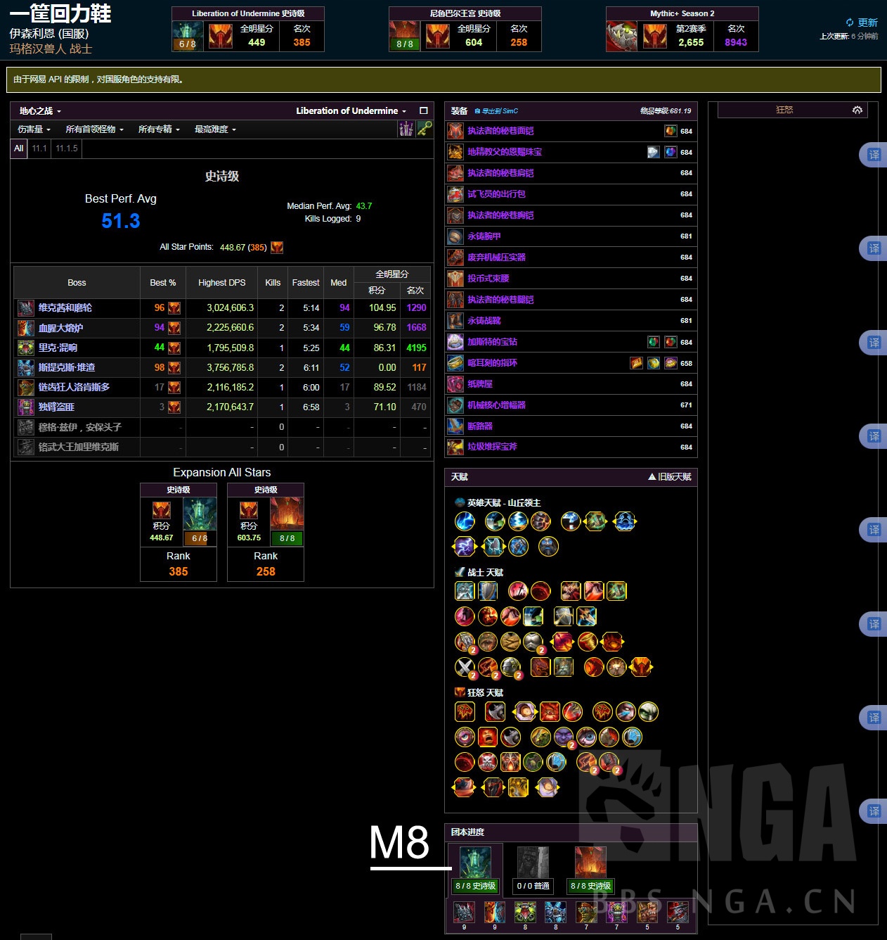 不是，我还在安德麦哼哧哼哧打稀有，人家已经681了？？ NGA玩家社区