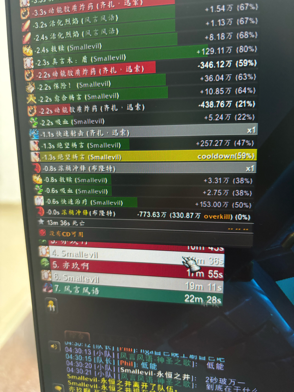 [大秘境]避雷买分牧师。Smallevil-永恒之井，水闸15c 678装等aoe奶不住 178