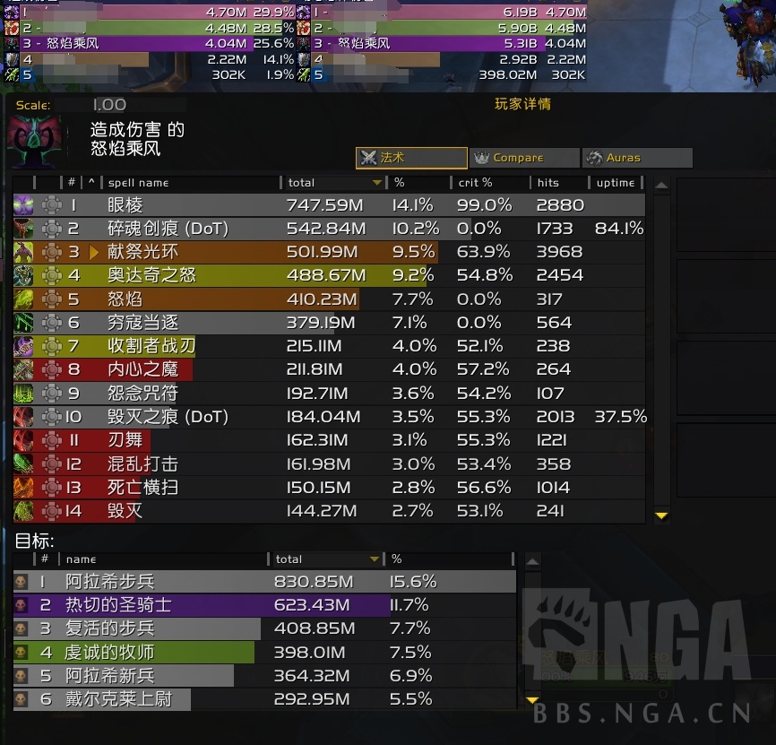 [大秘境][浩劫][奥达奇]12c隐修院首次过400万 NGA玩家社区